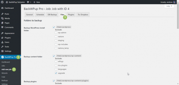 Warning: File name too long to be saved – BackWPup Docs